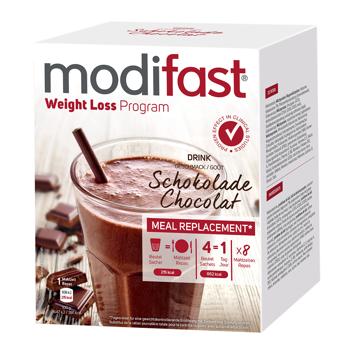 Modifast Drink Schokolade - feiner Diät Shake